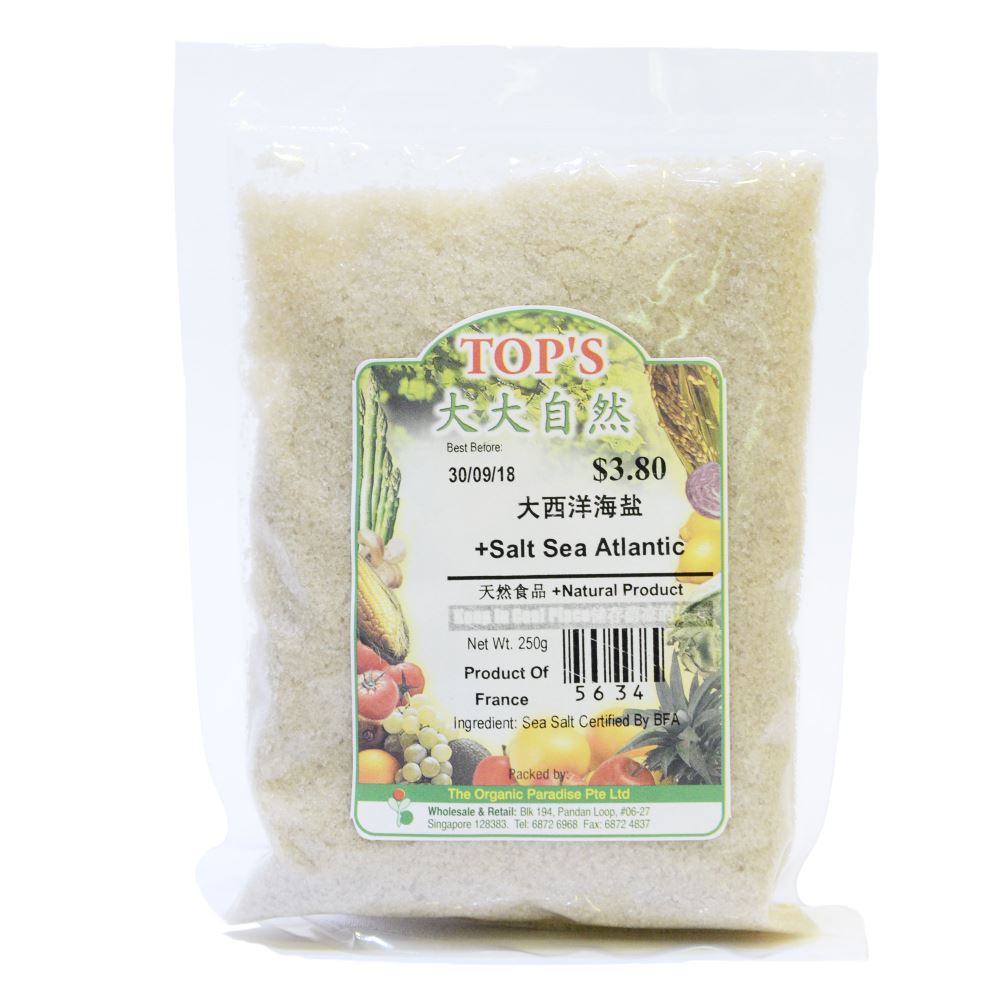 TOPS Atlantic Sea Salt | HerbsGarden-online mart, Organic Food Mart ...